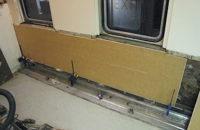 First new wall panel installed! - Rochester & Genesee Valley Railroad ...
